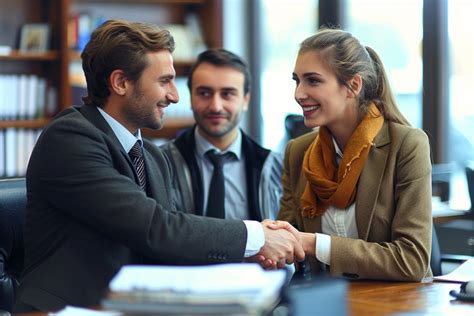 Closing Gesture Business Handshake To End Meeting Photo  Free