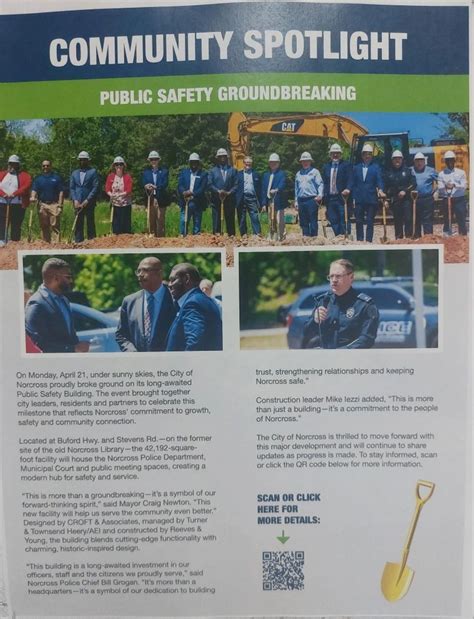 The City Of Norcross Breaking Ground For Our Future Public Safety Building Andre Gima Mism