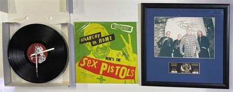Lot 288 Punk Interest Pil Sex Pistols Signed