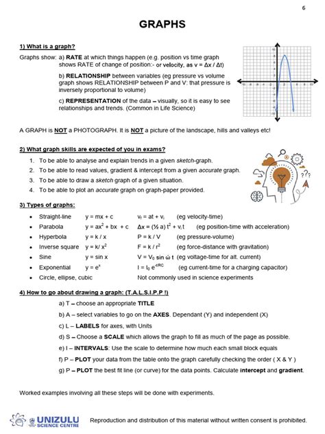 Booklet Part 12 Graphs Introduction Pages 6 7 Pdf Friction