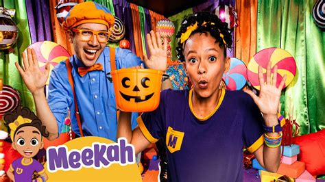 Blippi And Meekahs Halloween Dance Party Meekah Educational Videos
