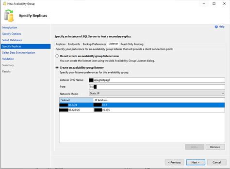 How To Setup Multi Subnets Azure Sql Vm Ag Group Based Wsfc Windows