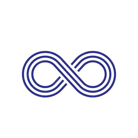 무한대 로고 및 기호 템플릿 아이콘 벡터 일러스트 레이 션 프리미엄 벡터