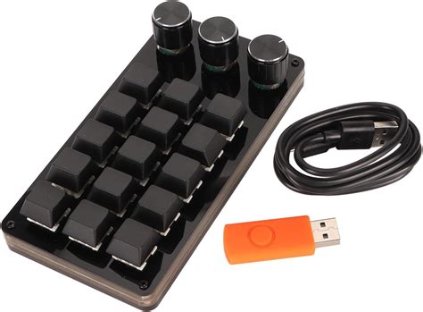 Keys Knobs One Handed Programmable Mechanical Keyboard Mini Macro Mechanical Gaming