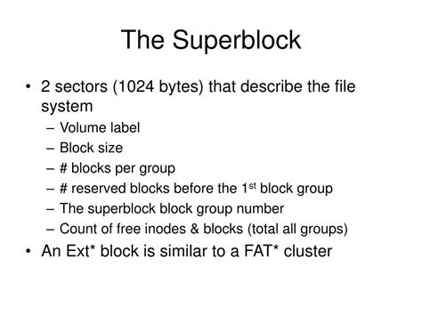 Ppt Ext2 And Ext3 File Systems Powerpoint Presentation Free Download