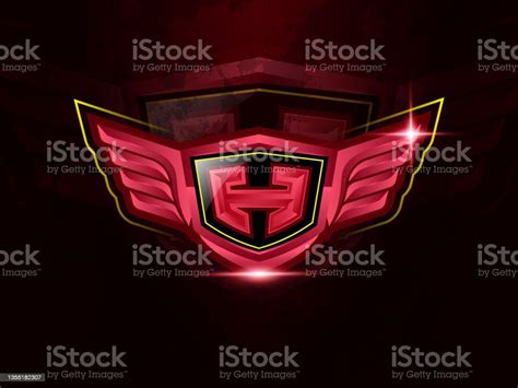 게임 트위치 유튜브 벡터 로고 템플릿을 위한 날개가 있는 초기 문자 H 0명에 대한 스톡 벡터 아트 및 기타 이미지 0명 3차원 형태 개념 Istock
