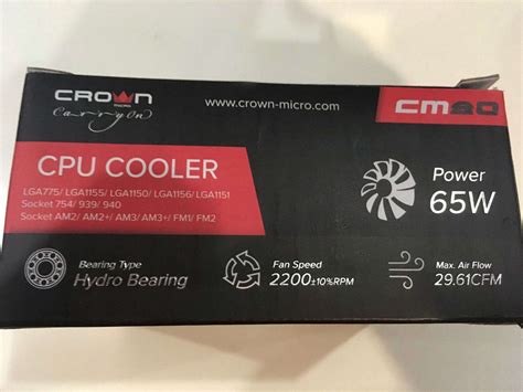 Кулер для процессора Crown Micro CM-80 — купить в интернет-магазине ...