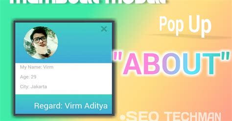 membuat popup modal menggunakan javascript dan css seotechman