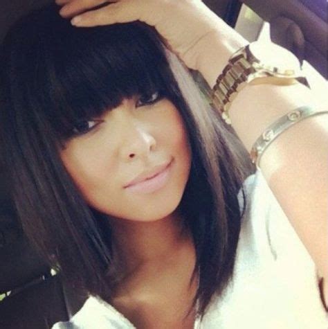 12 Coolest Black Hairstyles With Bangs Pretty Designs Hairstyles