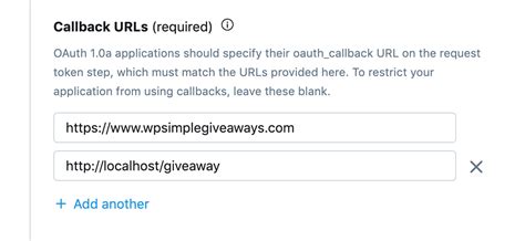 Setting The Twitter Integration Simple Giveaways