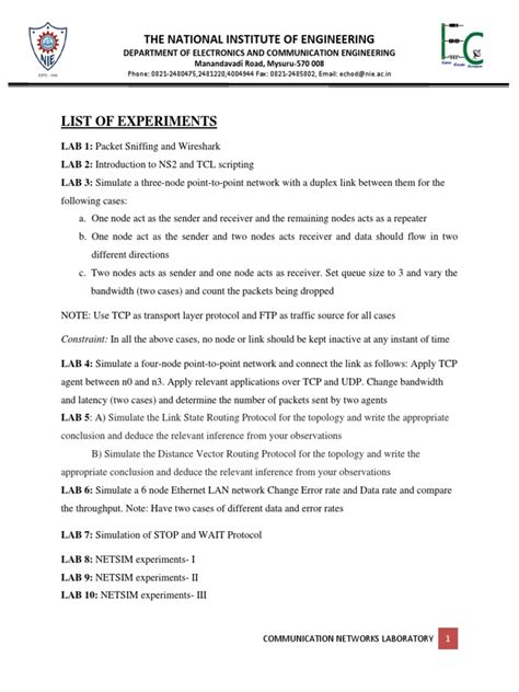 Cn Lab Manual 2021 Pdf Computer Network Transmission Control Protocol