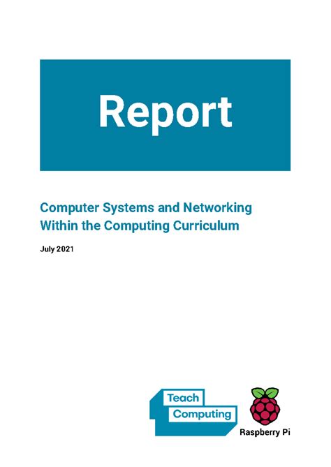 Computer Systems And Networking Report Final Report Computer Systems