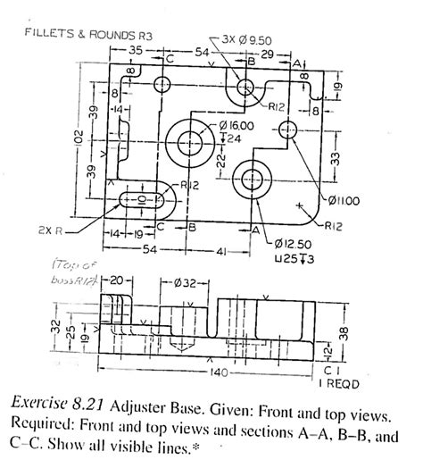 FILLETS ROUNDS R X Ø C B A R Ø R