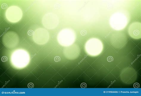 Nature Green Bokeh Soft Light Abstract Backgrounds Vector Eps 10 Illustration Bokeh Particles