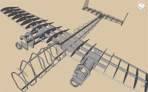 freecad user showcase model airplane freecad