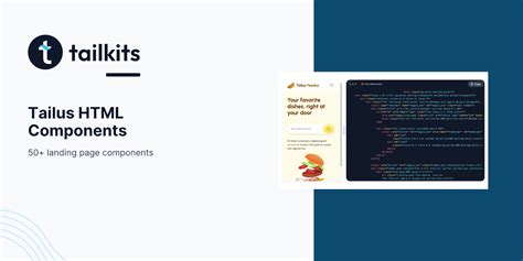 Tailus HTML Components Tailkits