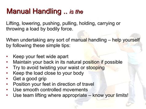 Manual Handling Overview PPT