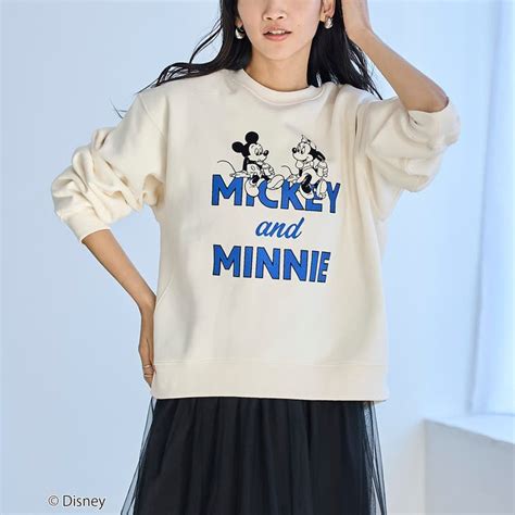 【disney／ディズニー】coen限定 アソートプリント裏起毛スウェット 品番：coew0006658 ｜coen【women】（コーエン