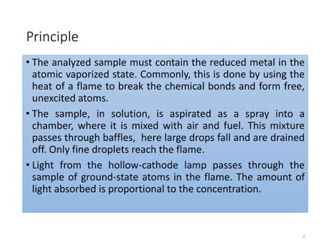 Atomic Absorption Spectroscopy History Atomization Techniques And Instrumentation Of Aas Pptx