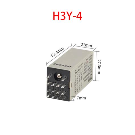 Power On Delay Time Relay H3y 4 H3y 2 Small 14 Pin 8 Pin Dc12v24vac220v Timer Switch 1s 3s 5s