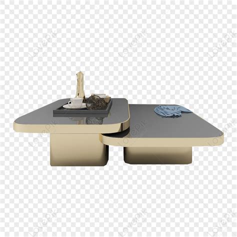 Simple Table Material Gold Light Tea Table Material Png Picture And