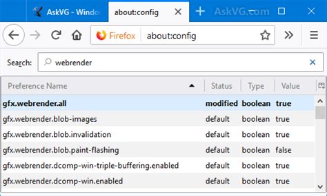 [tip] how to enable or disable new “webrender” feature in mozilla