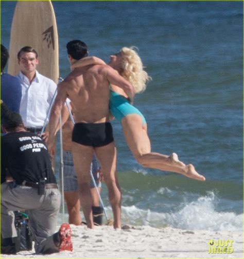 Tyler Hoechlin Wears Tiny Swimsuit For Bigger Beach Scene With