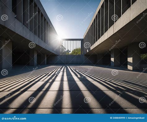 Shadow Of Grid On The Old Ragged Wooden Plank Royalty Free Stock Image