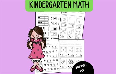 Fun Kindergarten Math Pack By Onlyjoy Tpt