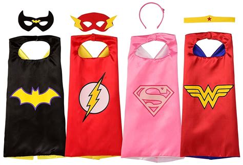 Superhero Cape And Mask Set Of 4 A Mighty Girl