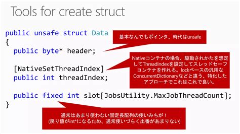 Memory Management Of C With Unity Native Collections Ppt