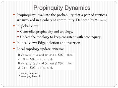 Ppt Parallel Community Detection On Large Networks With Propinquity