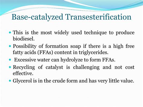 Ppt Transesterification Powerpoint Presentation Free Download Id