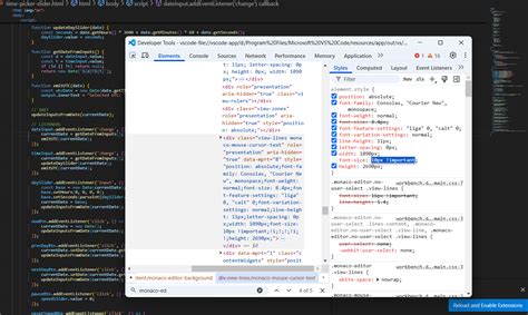Visual Studio Code Vscode Text Overlap When Editor Font Size Is