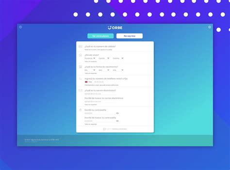 UX UI Design For Registration Form On Behance