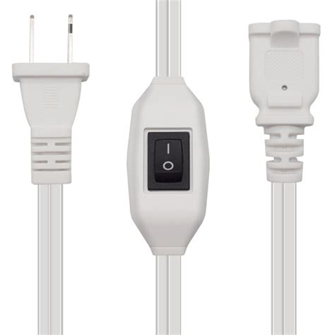 Netsnoer Met Aan Uit Schakelaar Stekker Draad Twee Grandado