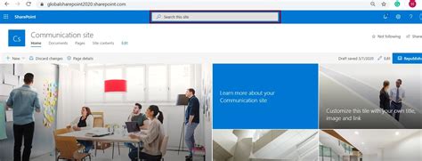 Configure Sharepoint Search Box In Microsoft 365 Suite Bar Step By Step Global Sharepoint