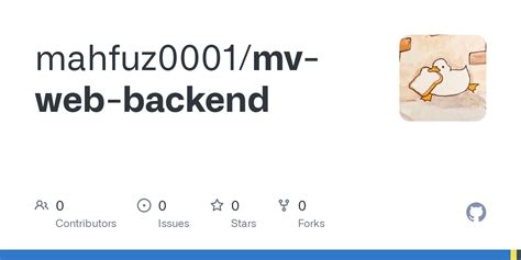 Github Mahfuz Mv Web Backend