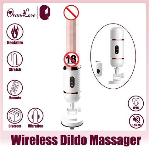 ORAN Automatic Telescopic Dildo Sex Gun Dildo Massager Vibrator Sex Machine G Spot Masturbation