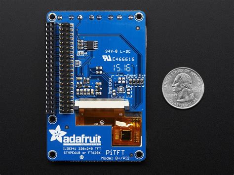 Adafruit Pitft Plus 320x240 28 Tft Capacitive Touchscreen Pimoroni