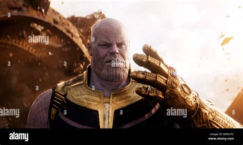 Avengers Infinity War Josh Brolin As Thanos 2018 ©marvel©walt