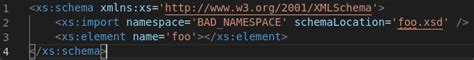 Src Import31 Highlighting For Namespace Attribute · Issue 1075