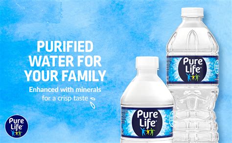 Pure Life Purified Water Bottles 12 Pack Still Bottled