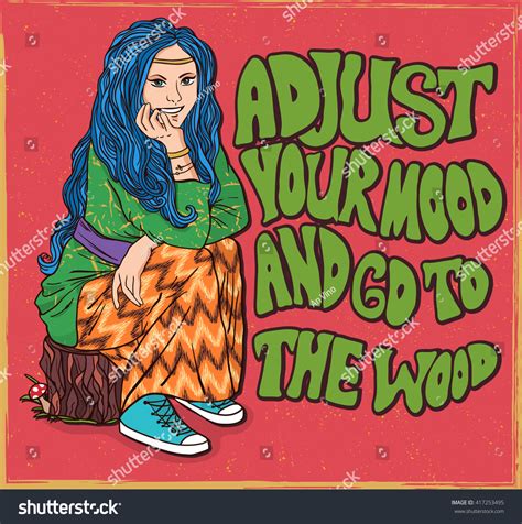 Hippie 1960s Fashion Illustration The Hippie Subculture Was Originally