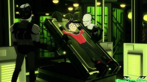 Borg Queen KICK IN THE BALLS Cartoon Ballbusting Star Trek Queen B