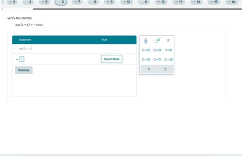 Solved Verify the identity cos x π cosx Chegg com