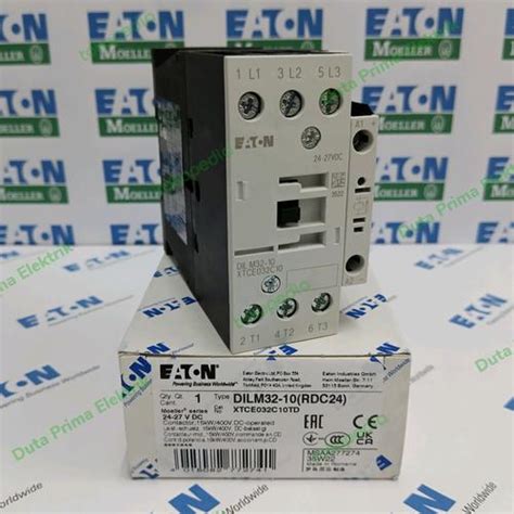 Jual Dilm32 10 Rdc24 24 27 V Dc Eaton Moeller Contactor Dilm Jakarta Barat Duta Prima