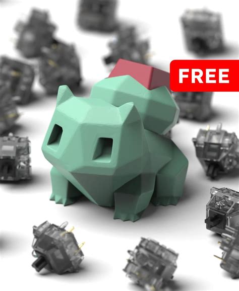 Bulbasaur Keyboard Clicker 3d Model By Flowalistik On Thangs