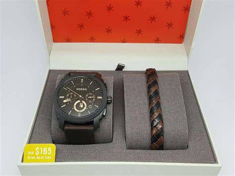 Us Bought Original Fossil Mens Fs5251set Watch Mens Fashion Watches