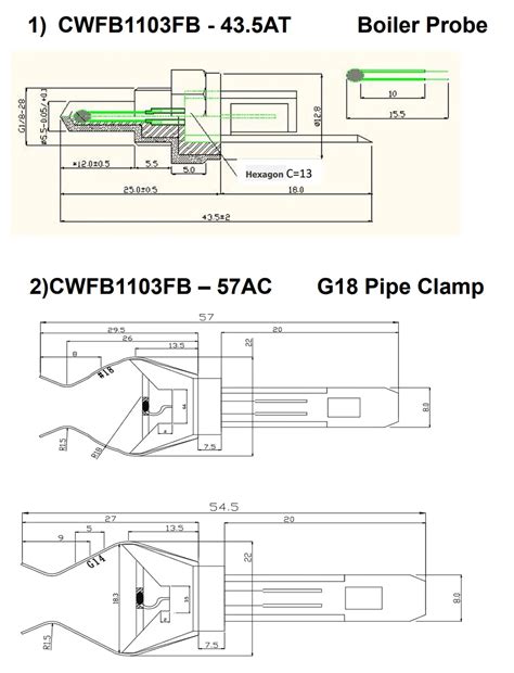 Buy Wholesale China Pipe Clip G G G Hexagonal Screw Thread Head Ntc Thermistor Temperature
